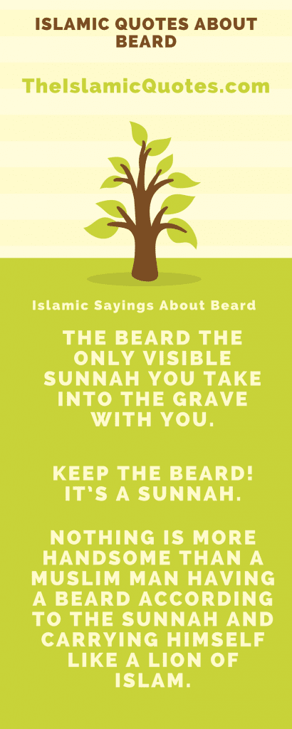20+ Islamic Quotes on Beards & Importance of Beards in Islam