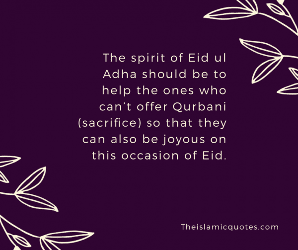 30 Islamic Quotes on Qurbani/Sacrifice and Eid ul Adha