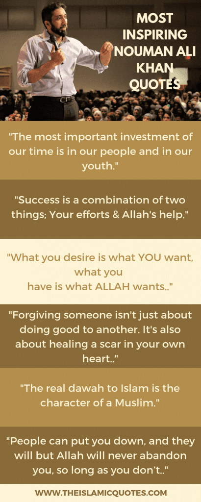 35 Inspirational Islamic Quotes & Sayings By Nouman Ali Khan
