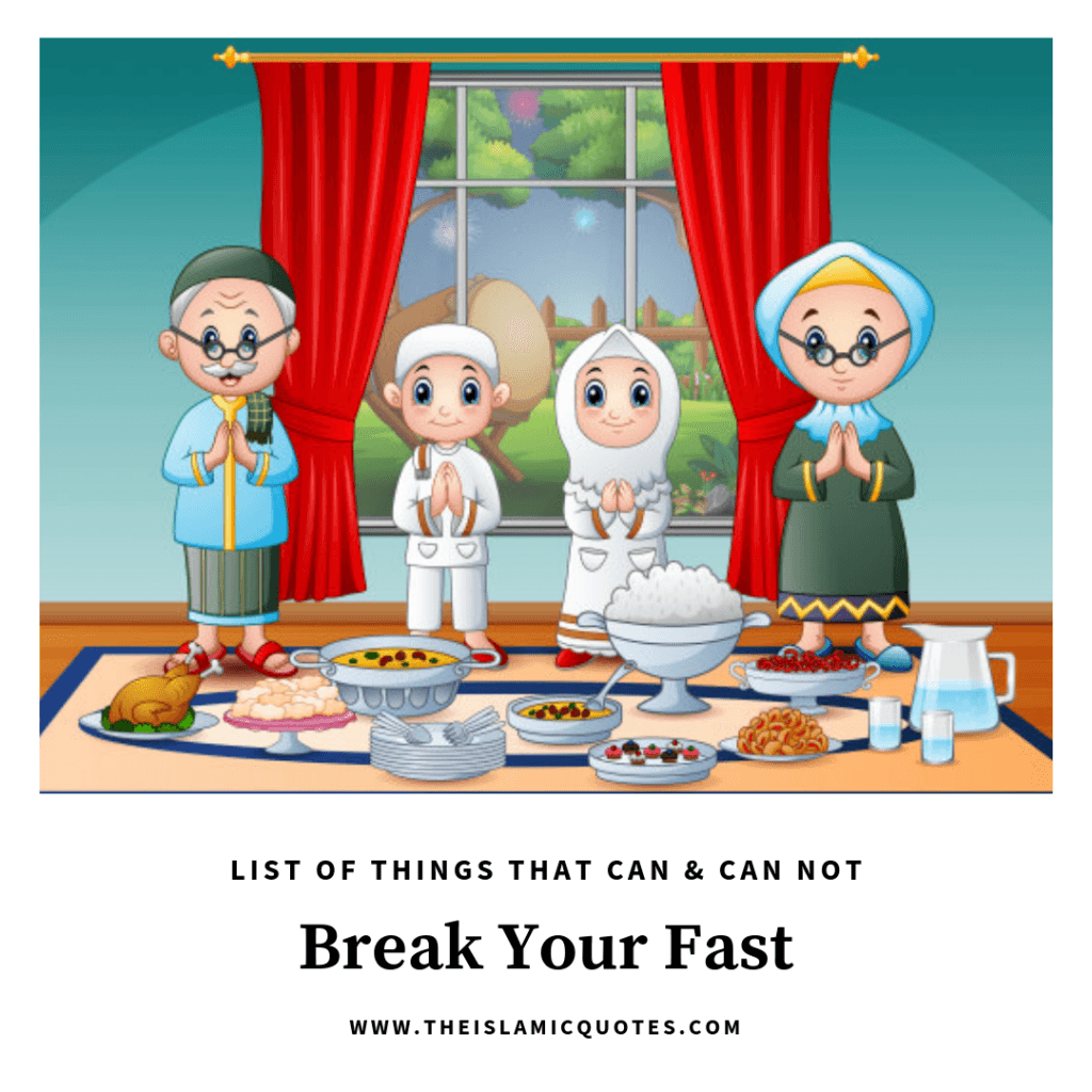 26 Things That Can And Can-Not Break Your Fast/Invalidate It