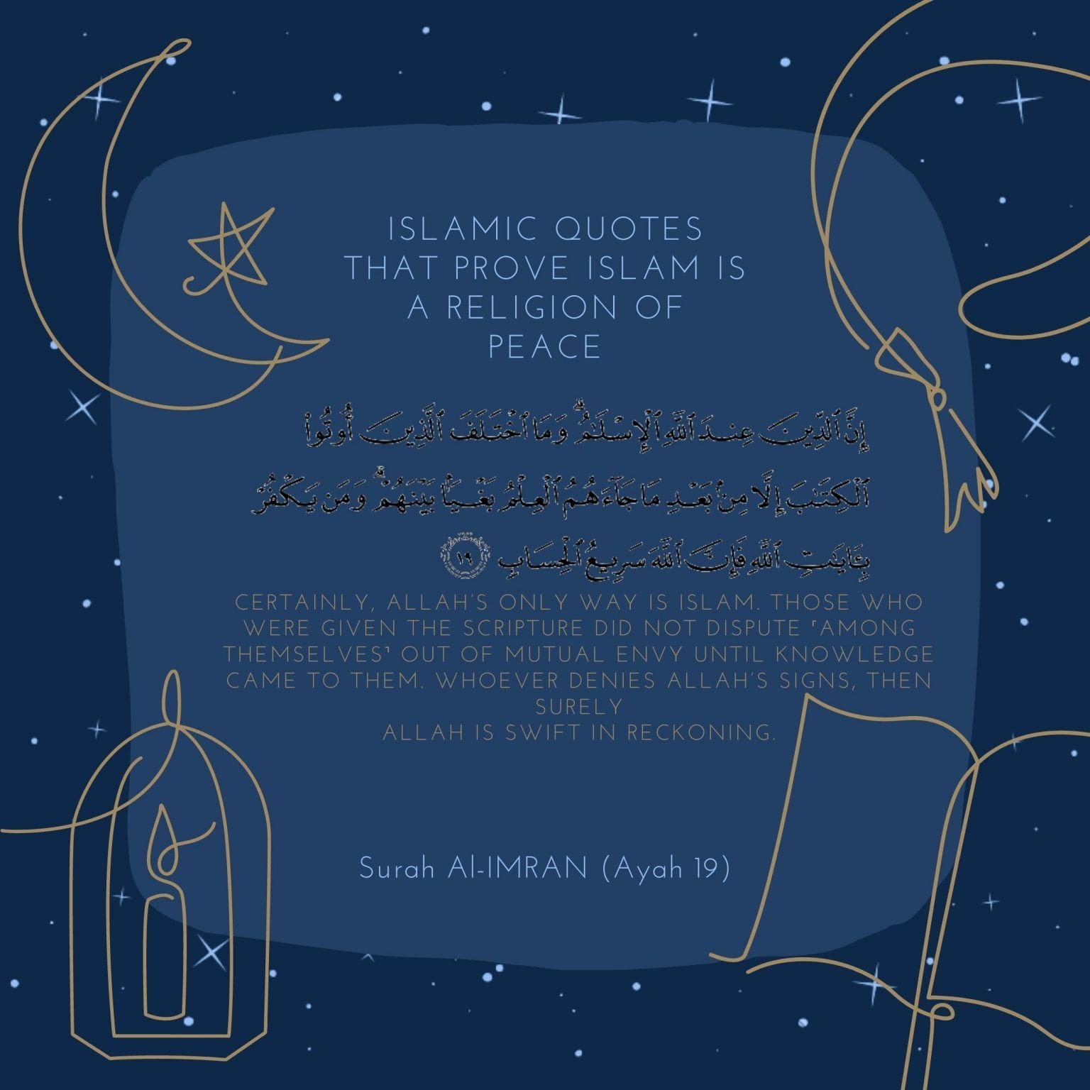 Quranic Verses on Peace- 10 Verses Proving Islam Is Peaceful